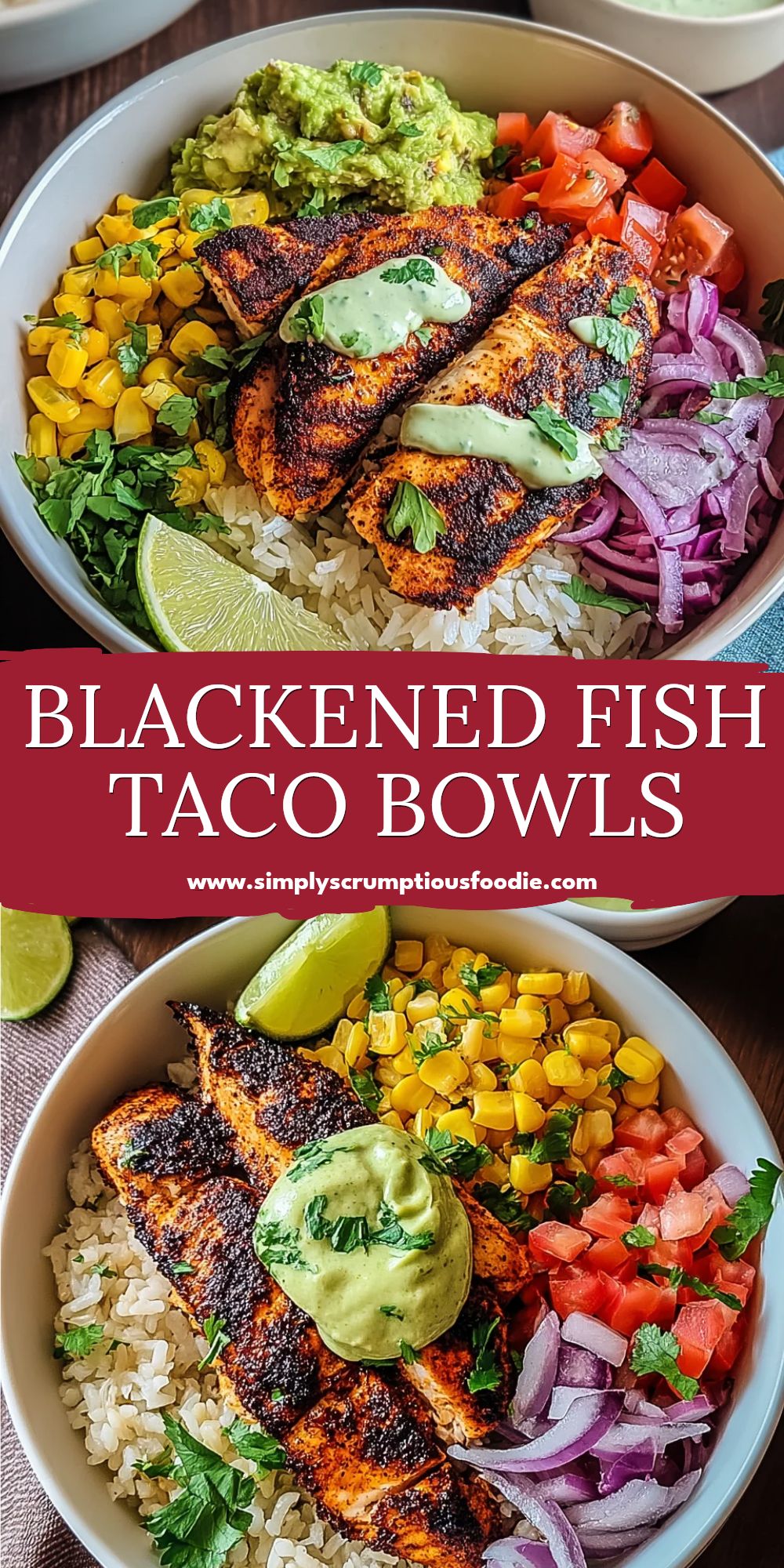 Blackened Fish Taco Bowls