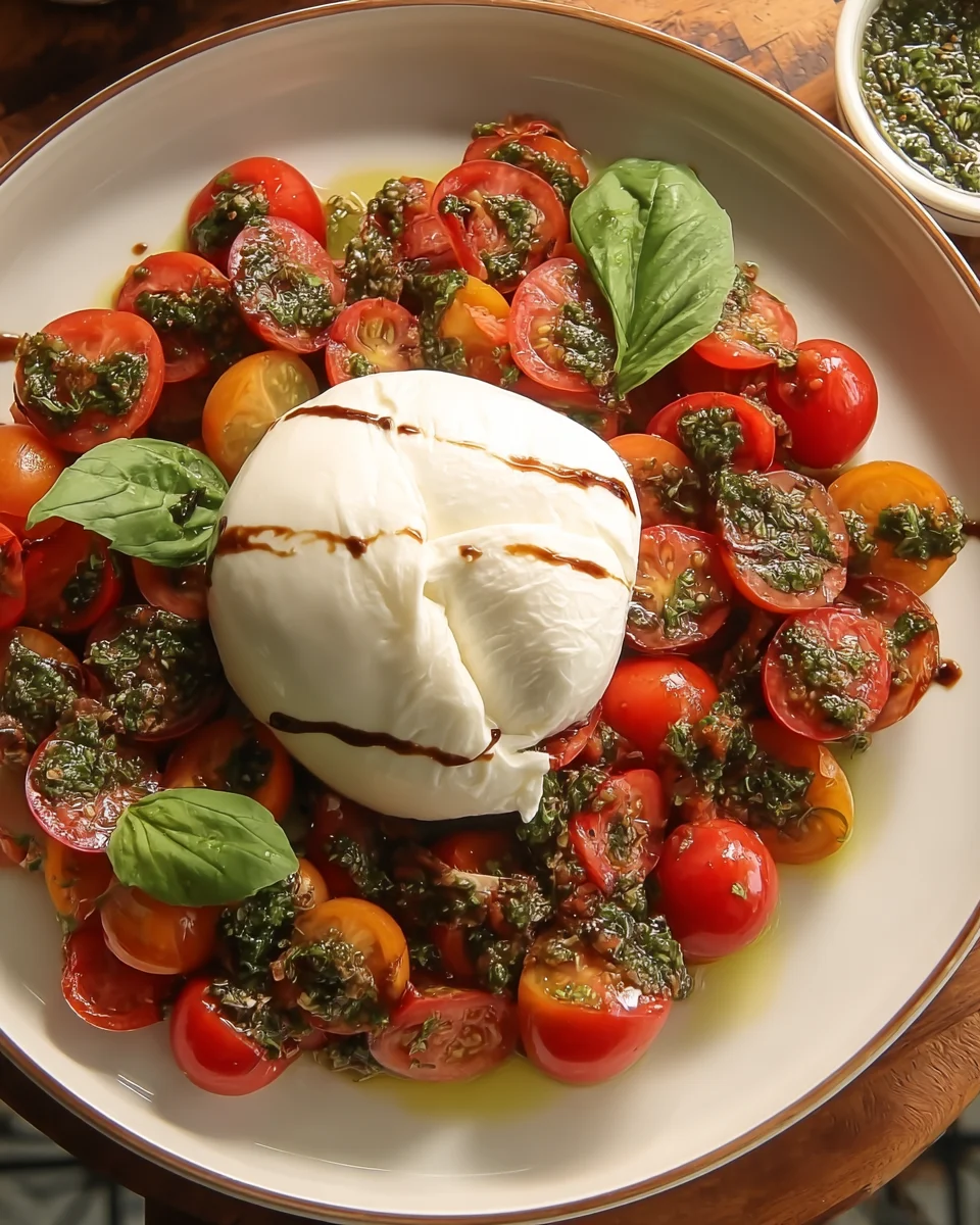 Tomato Burrata Salad - The Perfect Fresh Summer Delight